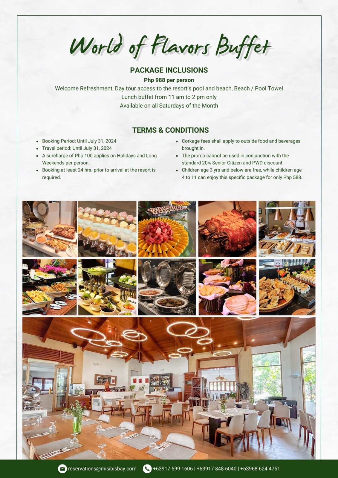 Packages - Misibis Bay Resort